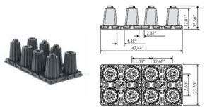 Half-Module - ACO StormBrixx. Surface Stormwater Detention and Infiltration